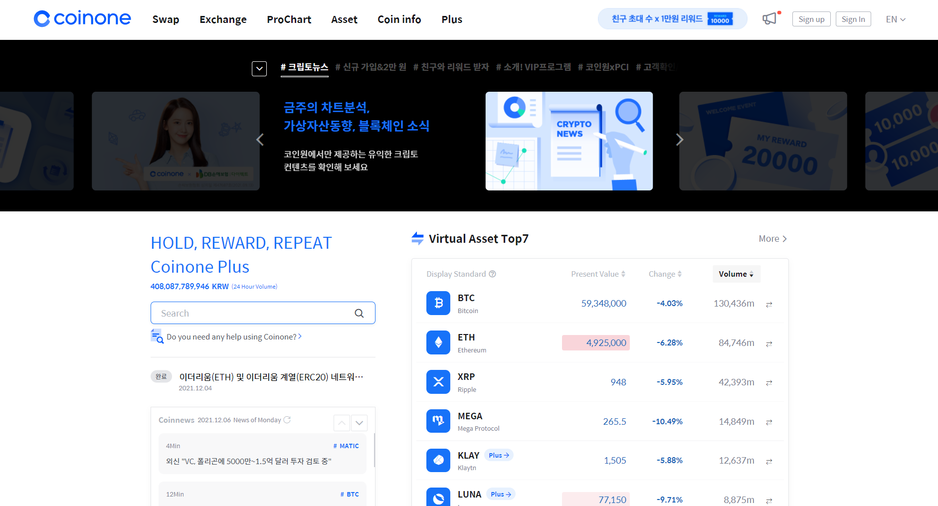 CoinOne Review - Fees, Supported Countries & Coins, Deposits ...