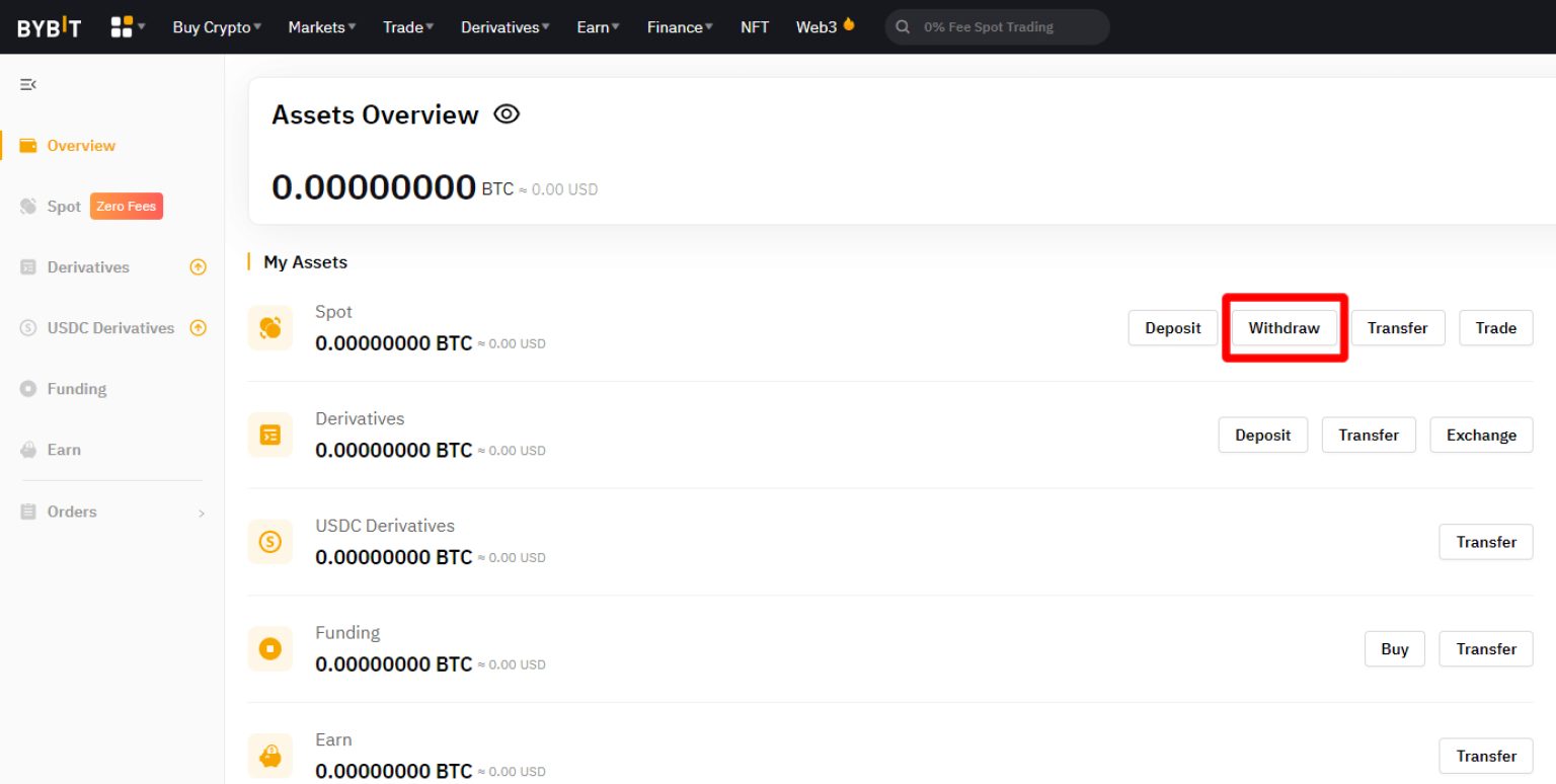 How to Withdraw Money From ByBit 2025 [With & Without KYC]