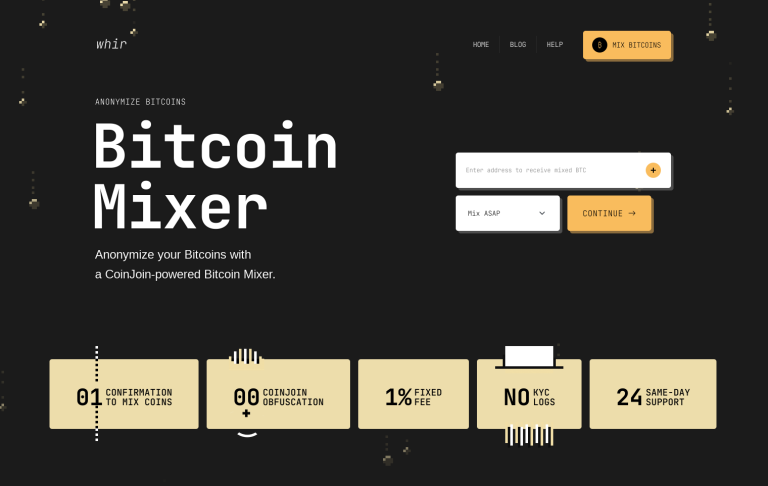 Whir.to: New CoinJoin Powered Bitcoin Mixer - CaptainAltcoin