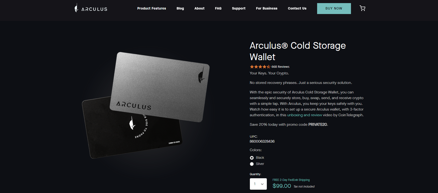 Arculus Wallet Review 2025: Is Arculus a Good Hardware Wallet?