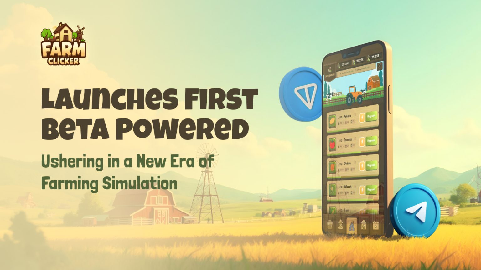 Farm Clicker Launches First Beta Powered by Telegram and TON Chain ...