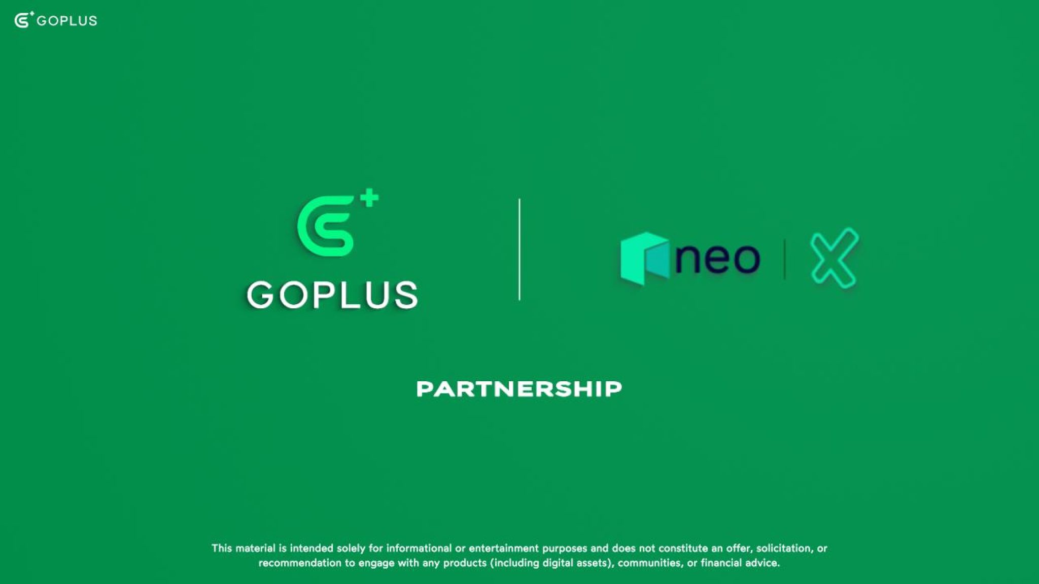 GoPlus Joins Forces With Neo to Deliver Node-Level Security on Neo X ...