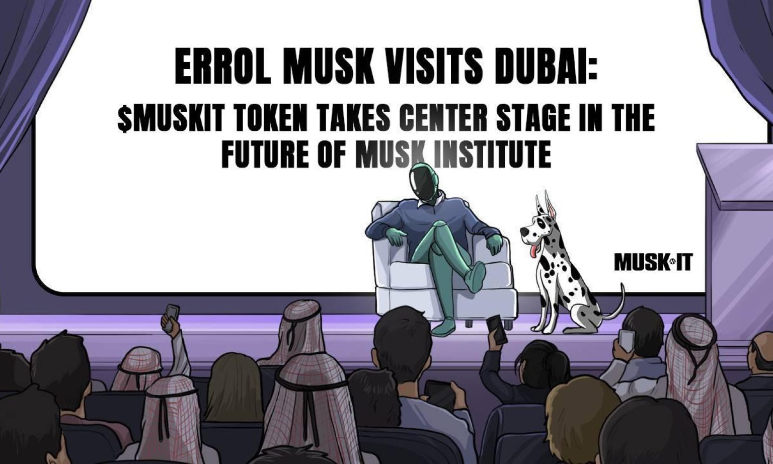 Errol Musk Visits Dubai: $MuskIt Token Takes Center Stage in the Future ...