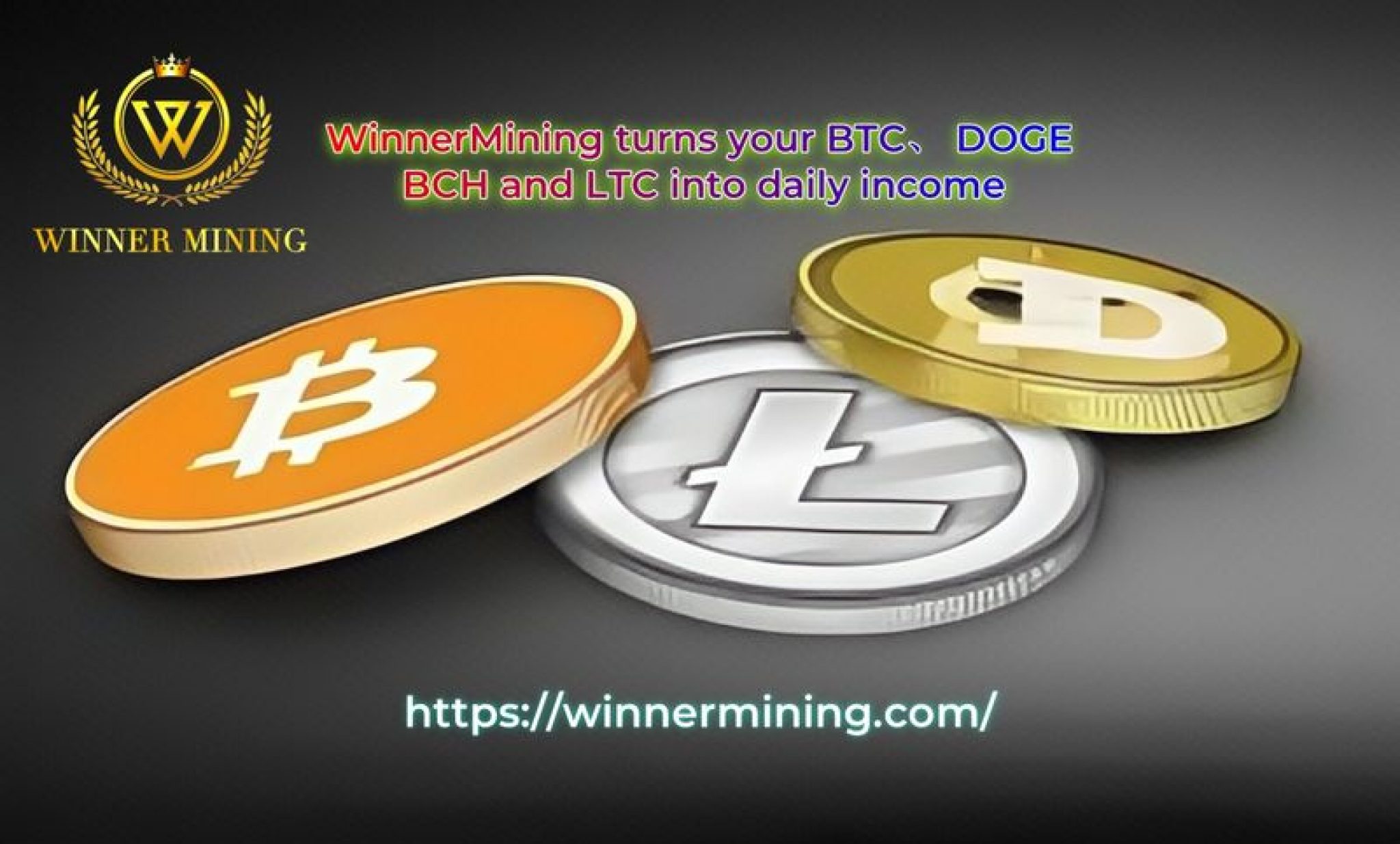 WINNER MINING launches one-click green energy mining for BTC, DOGE, BCH and LTC - CaptainAltcoin