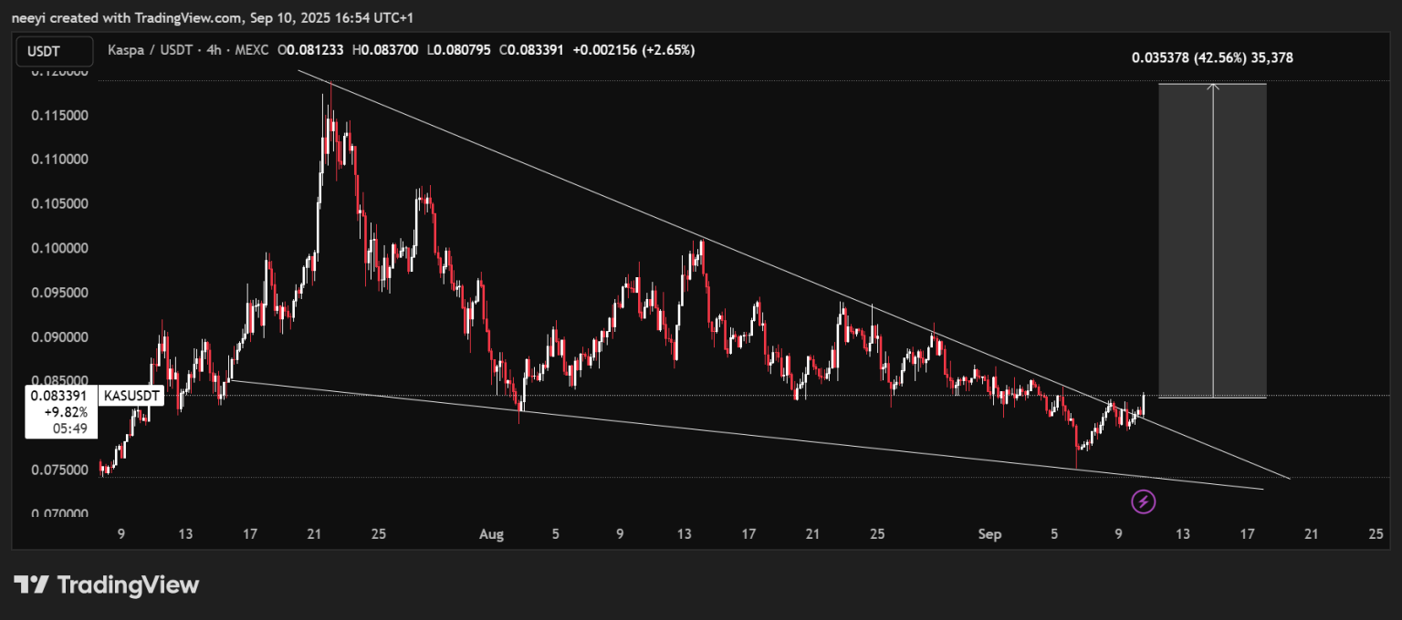 Kaspa (KAS) Price Looks Ready to Move Again: Here’s What We See ...