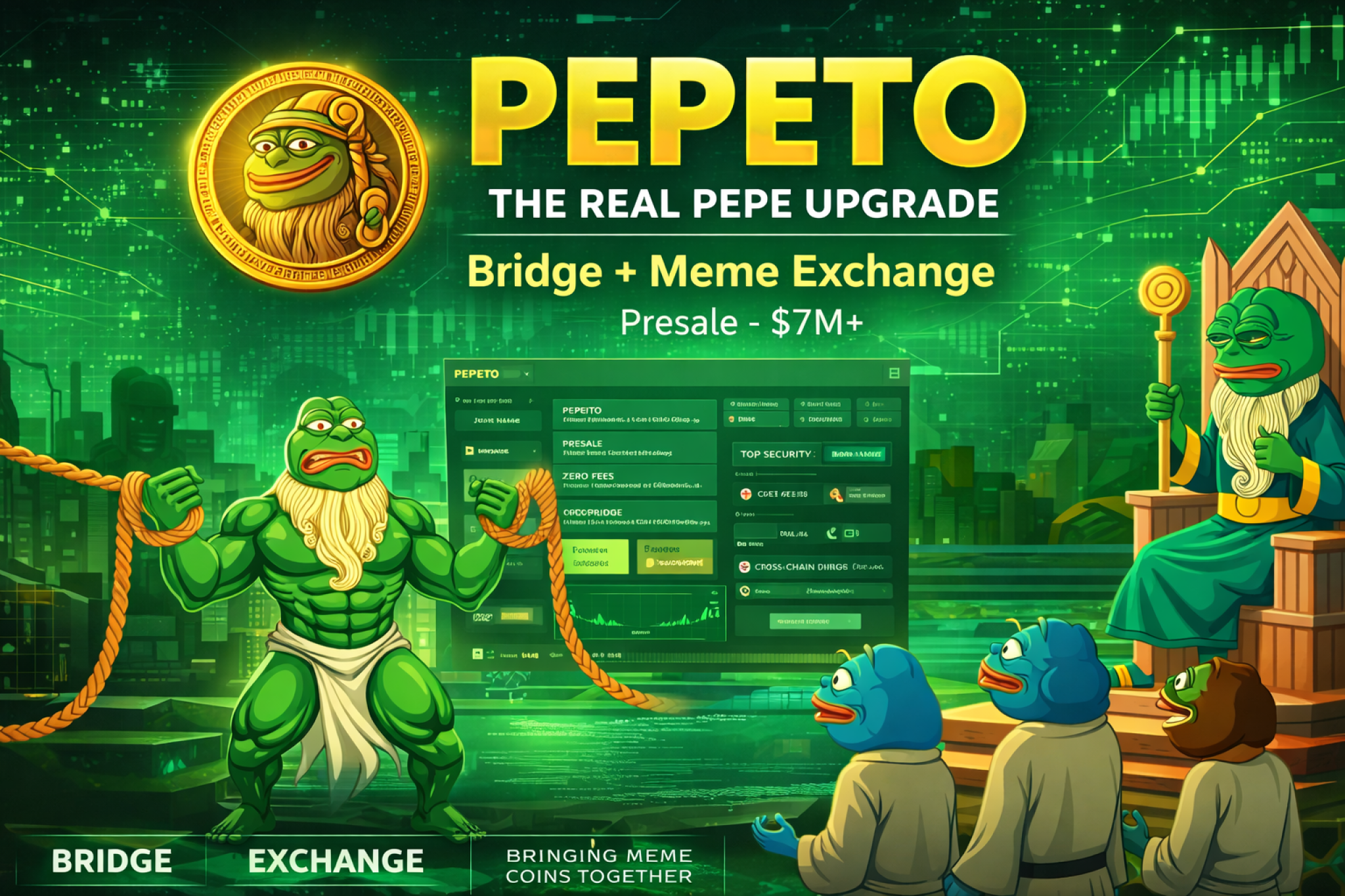 Best Crypto to Buy Now: Pepeto Pushes Past $8 Million as Crypto Market ...